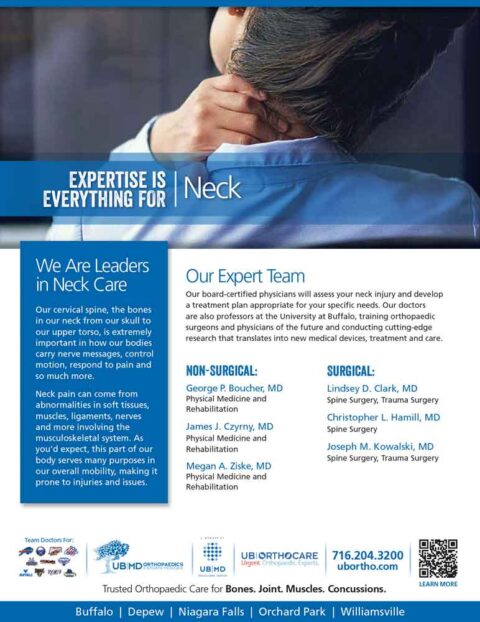 Neck Pain & Neck Injuries | UBMD Orthopaedics & Sports Medicine ...